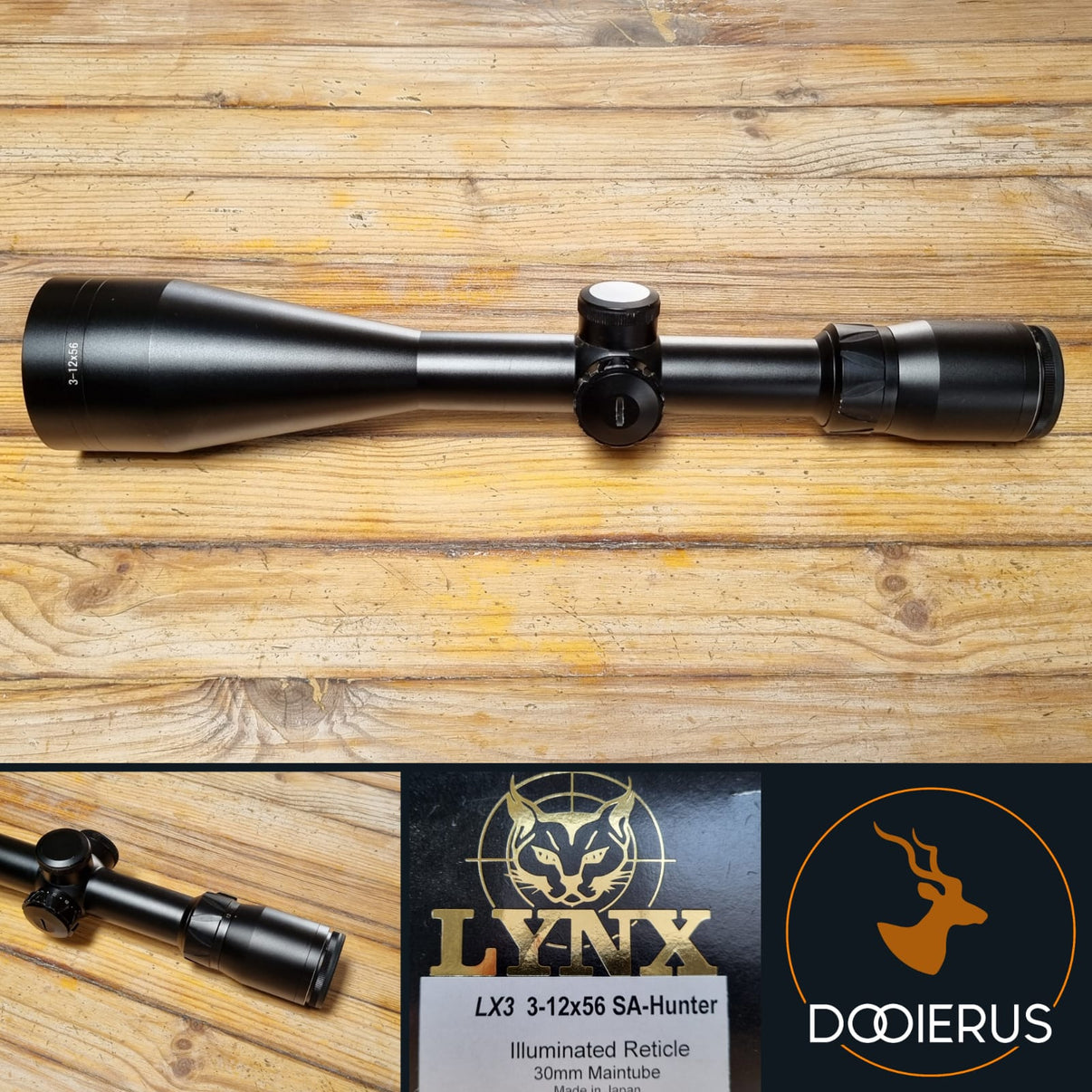 Lynx LX3 3-12x56 SAH IR – dooierus